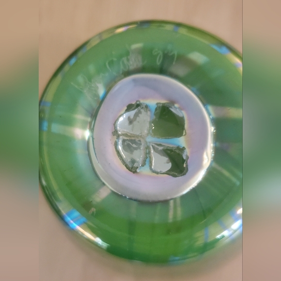 John Cook | Art | John Cook Art Peacock Feather Urn Glass Vase ...